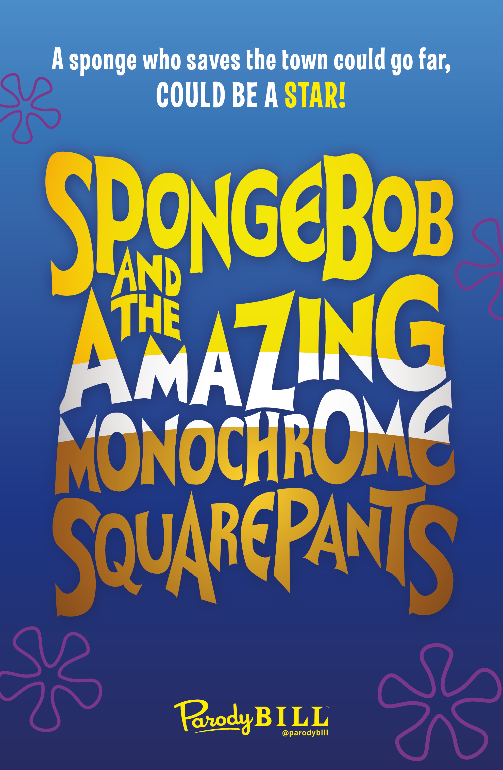 Spongebob and the Amazing Monochrome Squarepants – Parodybill