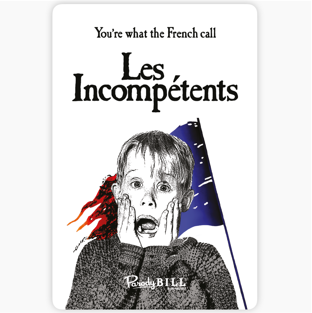 Les Incompétents Collectible Card – Parodybill