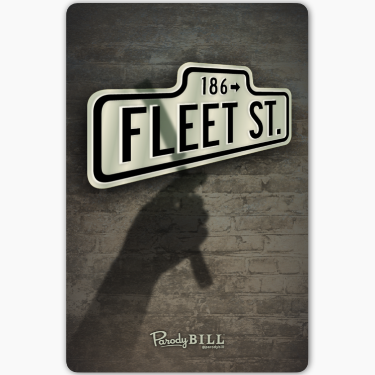 Fleet St. Sticker – Parodybill